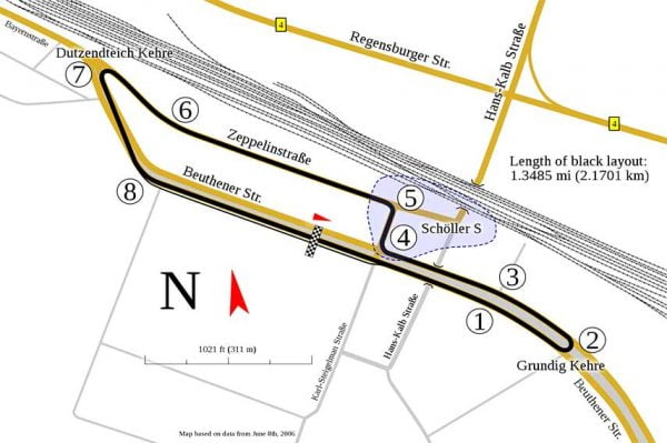 Norisring Circuit: Historic Street Racing in Nuremberg